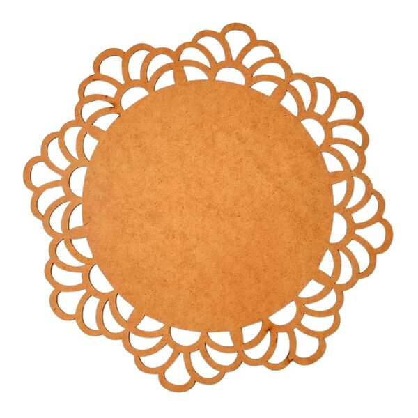 Sousplat Em Mdf Cru Arabesco 35cm - Mdf 3mm - Kit C/ 24 Unid. | Leroy ...