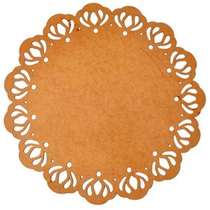 Sousplat Em Mdf Cru Arabesco 40cm - Mdf 3mm - Kit C/ 12 Unid. | Leroy ...