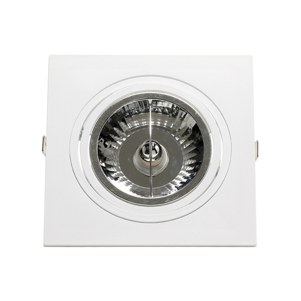Spot de Embutir Quadrado AR111 Branco Save Energy | Leroy Merlin