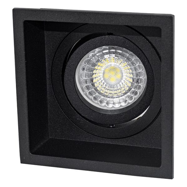 Spot De Embutir Slim Frame Preto Ya001b Bella + Mr16 Br. Frio St2728 ...