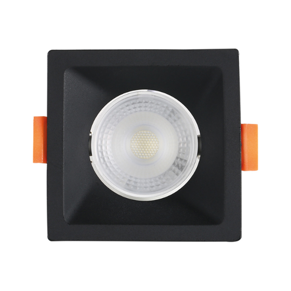 Spot De Led Recuado Embutir Quadrado 3w Bivolt Preto Blumenau 4100k Luz ...
