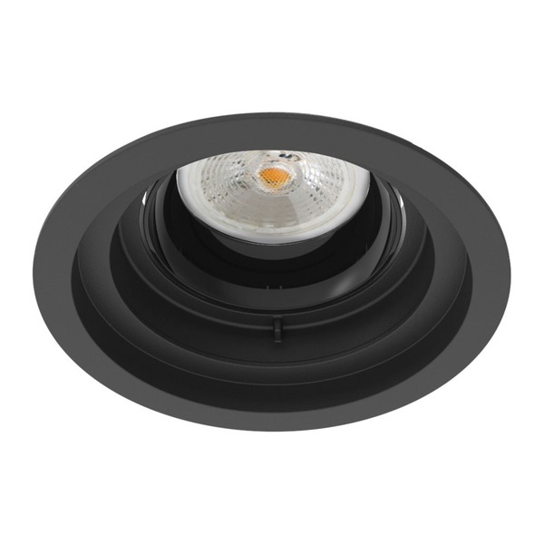 Spot De Teto Embutido Micro Borda 4162-pm Interlight - Preto Orientável ...