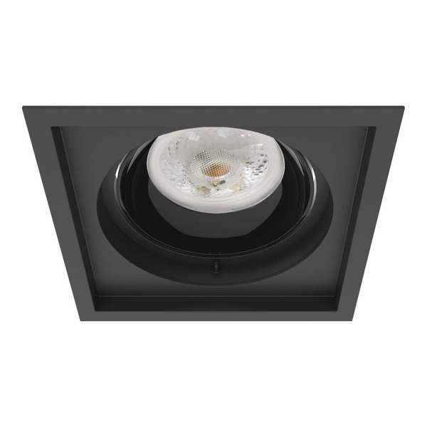 Spot De Teto Embutido Micro Borda 4165/1-pm Interlight - Preto ...