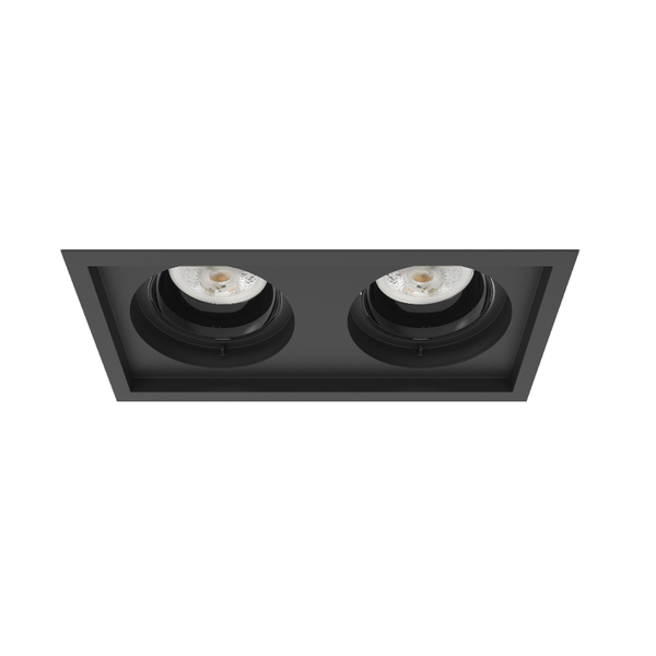 Spot De Teto Embutido Micro Borda 4165/2-pm Interlight - Preto ...