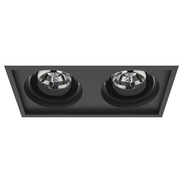 Spot De Teto Embutido Micro Borda 4167/2-pm Interlight - Preto ...