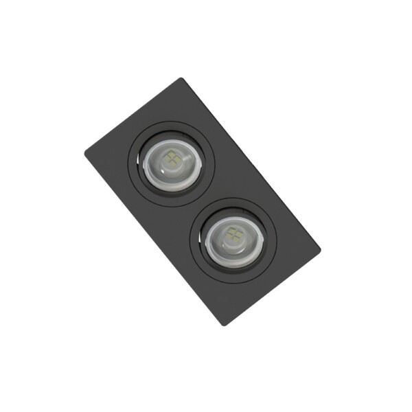 Spot Embutido Preto Plástico 70x125x35cm Save Energy | Leroy Merlin