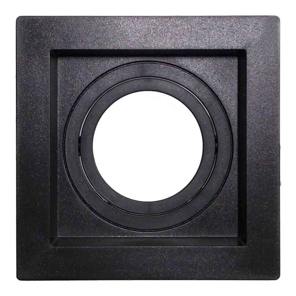 Spot Embutir Ar111 Quadrado Recuado Preto | Leroy Merlin