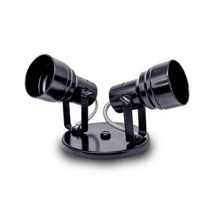 Spot Luminaria Preto 2 Lampadas 1002-2 | Leroy Merlin