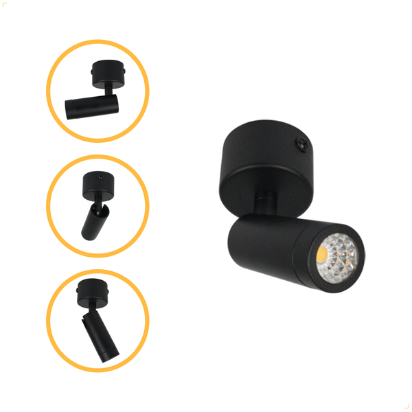 Spot Luminária Sobrepor Led 3w Lapis Bivolt Preto | Leroy Merlin