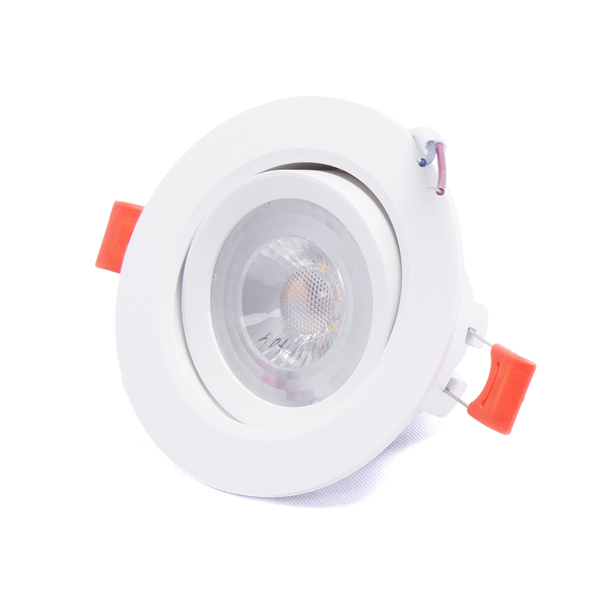 Spot Redondo Direcionável Led Branco Quente 7W Bivolt | Leroy Merlin