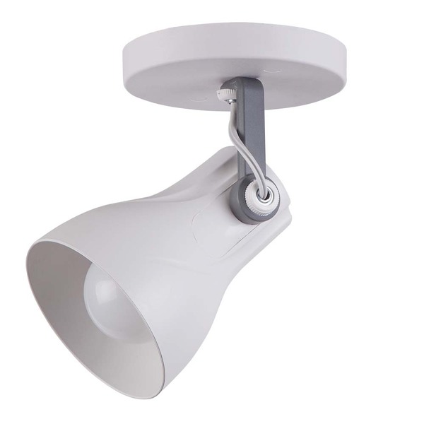 Spot Sobrepor Direcionável Octa Plus Branco C/ Cinza Design Moderno ...