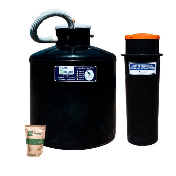 Super Biodigestor 2500l/dia + Leito | Leroy Merlin