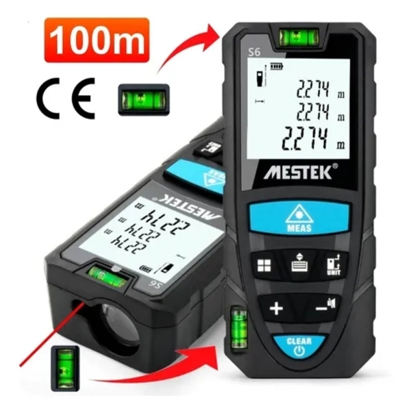 Super Trena Laser Profissional Mestek Medidor Distância 100m | Leroy Merlin