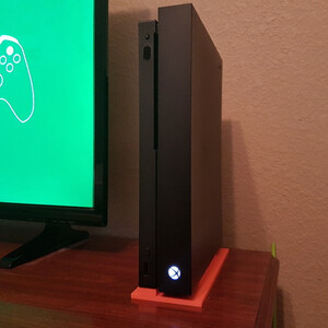 Suporte Base Vertical Para Xbox One X - Mesa Bancada Vermelho | Leroy ...