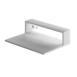 Suporte De Parede Para Notebook Mdf Sala Quarto Escritório 60cm X 45cm ...