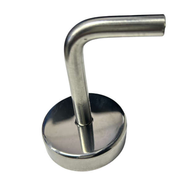 Suporte De Parede Redondo Maciço 3/8" Inox 304 Fixador Corrimão ...