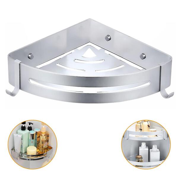 Suporte Embralumi Inox Canto Porta Utensílio Multiuso Banheiro Cozinha ...