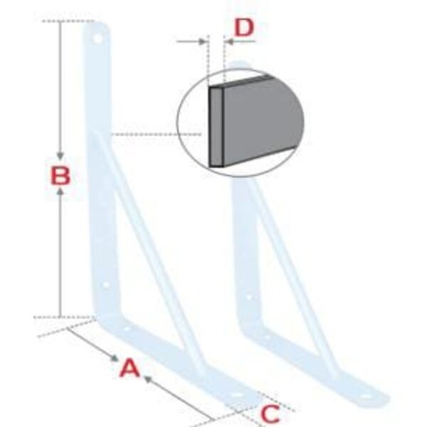 Suporte Prateleira Branco - Biasan | Leroy Merlin