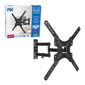 Suporte Tv Tri-articulado 26" A 65" Parede Com Braço Longo | Leroy Merlin