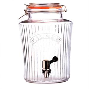 Suqueira De Vidro Vintage Tampa Hermética E Torneira 8l - Kilner ...