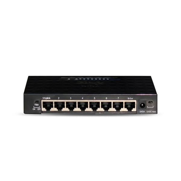 Switch Poe Reverso Gigabit 8p Portas Rj45 10/100/1000m 2Flex | Leroy Merlin