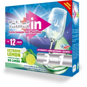 Tablet In Lava-louças Extreme Lemon 3x1 - 12 Unidades | Leroy Merlin