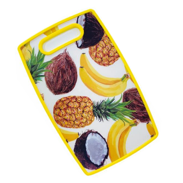 Tábua De Corte 37x23cm Frutas Amarelo Class Home | Leroy Merlin
