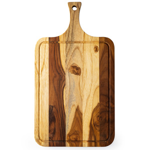 Tábua De Madeira Com Cabo Multiuso Madeira Teca 45 Cm | Leroy Merlin