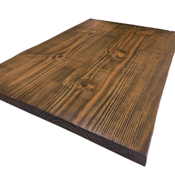 Tampo Rústico Retangular de Pinus Tingido 45mm 90x100cm Madvei | Leroy ...