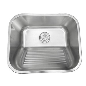 Tanque Inox 304 Alto Brilho Lavanderia 40x34 Pequeno Sobrepor E Embutir ...
