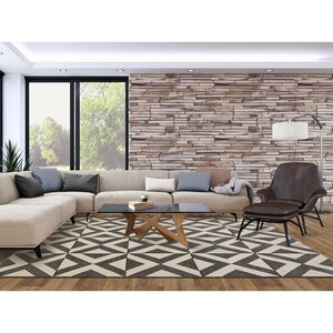 Tapete 200x290cm Black White Tapetes São Carlos Modern | Leroy Merlin