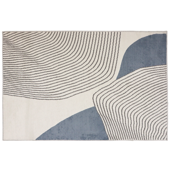 Tapete Retangular 2.00X3.00m Tapetes São Carlos Abstrato Pampulha Azul ...