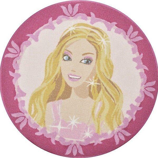 Tapete Barbie 80 Redondo Des06 Infantil | Leroy Merlin