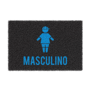 Tapete Capacho Banheiro Masculino Homens | Leroy Merlin