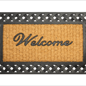 Tapete Capacho De Coco 45x75 Preto Prime 21 7908006056645 | Leroy Merlin