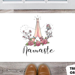 Tapete Capacho Personalizado Namaste | Leroy Merlin