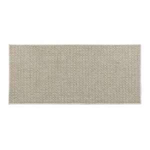 Tapete Liso Retangular Classic Textura 1 Polipropileno Bege Externo 1 ...