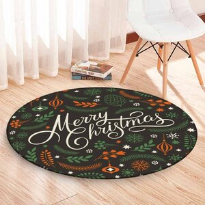 Tapete De Natal Redondo Merry Christmas | Leroy Merlin