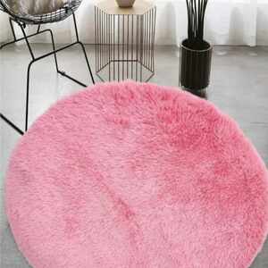 Tapete Felpudo Redondo - Rosa - 1 00 X 1 00 | Leroy Merlin