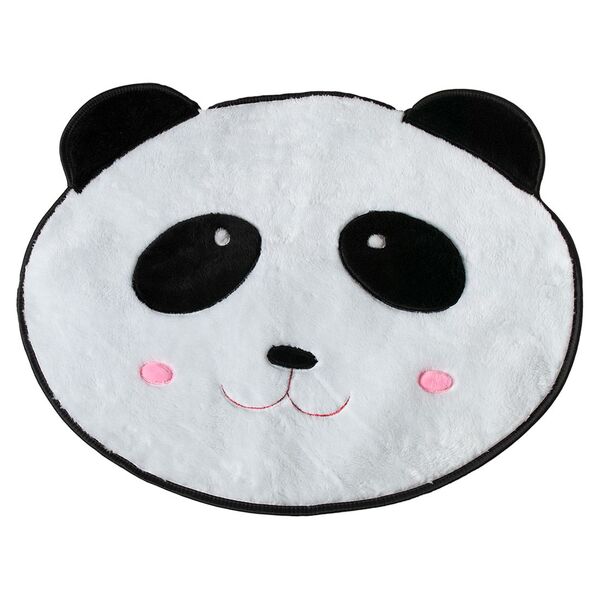 Tapete Infantil Premium Formato Panda Branco/preto 74cm X 64cm | Leroy ...