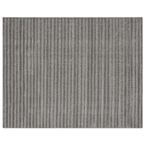 Tapete Listrado Retangular Fibra Sintética Cinza Interno 2x2,5m J ...