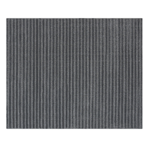 Tapete Listrado Retangular Fibra Sintética Cinza Interno 2x2,5m J ...