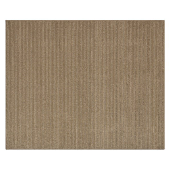 Tapete Listrado Retangular Fibra Sintética Marrom Interno 2x2,5m J ...