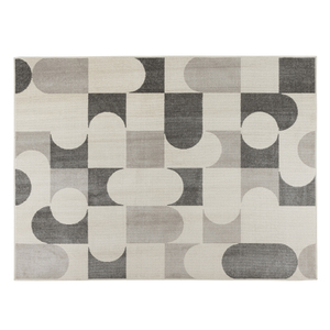 Tapete Abstrato Retangular 2,00X2,50m Athos Cinza | Leroy Merlin
