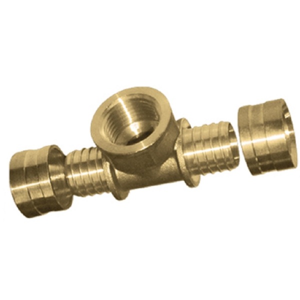 Tê Rosca Central Fêmea Pex Água 25x3/4x25 Kit C/ 6 - Emmeti | Leroy Merlin