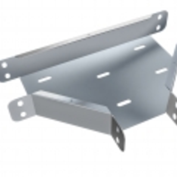 Te horizontal 90º eletrocalha perfurada 100x100mm pré zincado seb ...