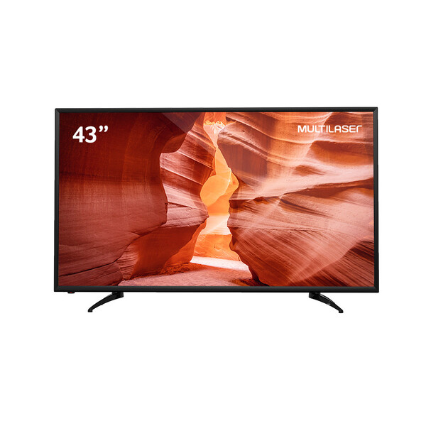 Tela 43 Polegadas Full Hd + Conversor Tv Digital Externo Multilaser - Tl029 | Leroy Merlin