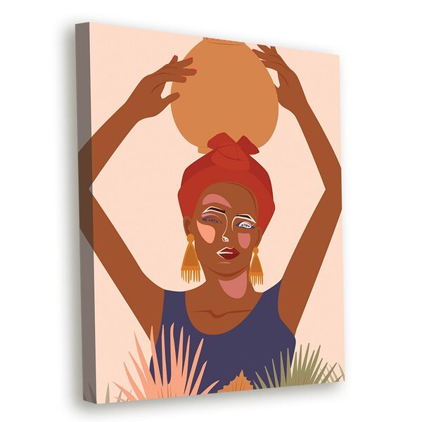 Tela Decorativa Woman African Beauty - 30x40cm | Leroy Merlin