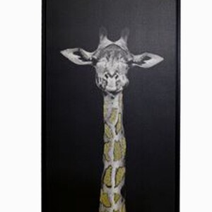 Tela Impressa C/ Mold Girafa Olhando Gliter | Leroy Merlin
