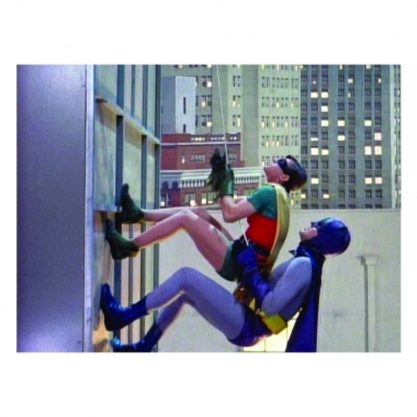 Tela Movie Batman And Robin Climbing The Building 50 X 70 X | Leroy Merlin